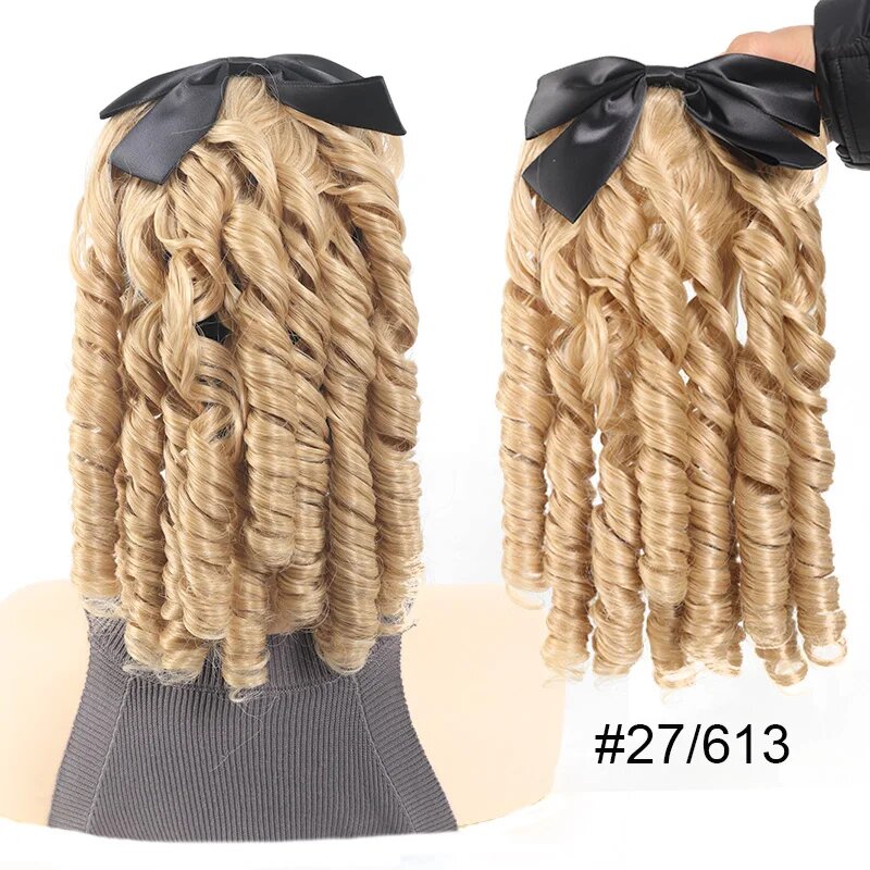 Синтетический хвост Curly, 27/613, 14 дюймов