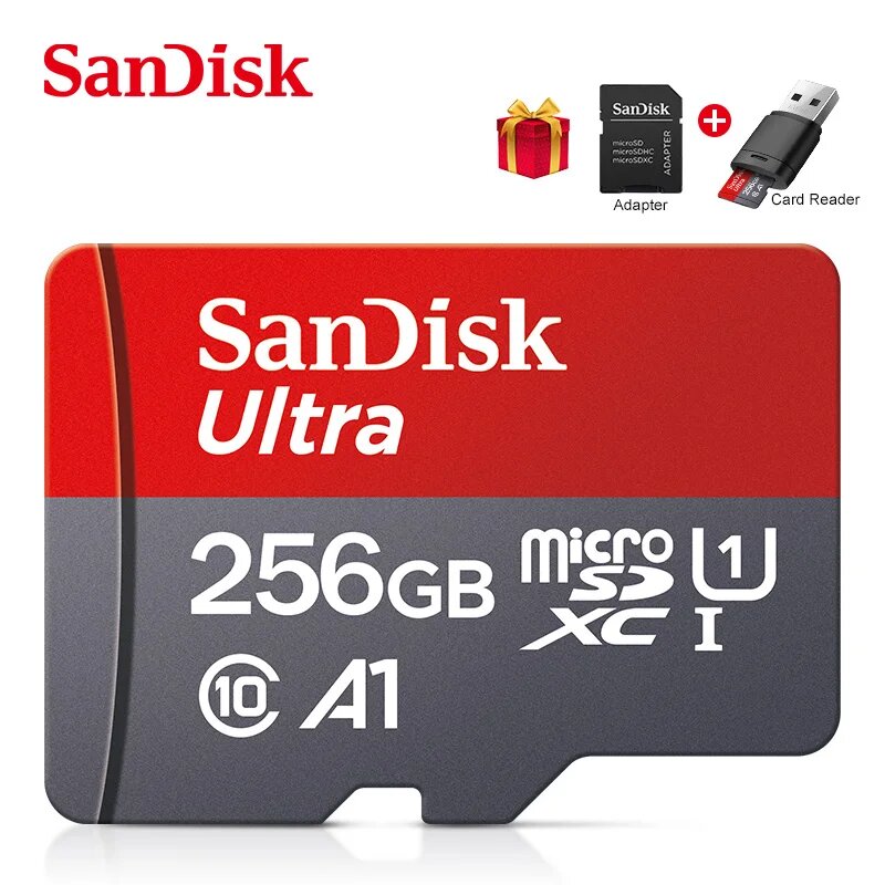 SanDisk Ultra SD карта памяти 128 ГБ 256GB