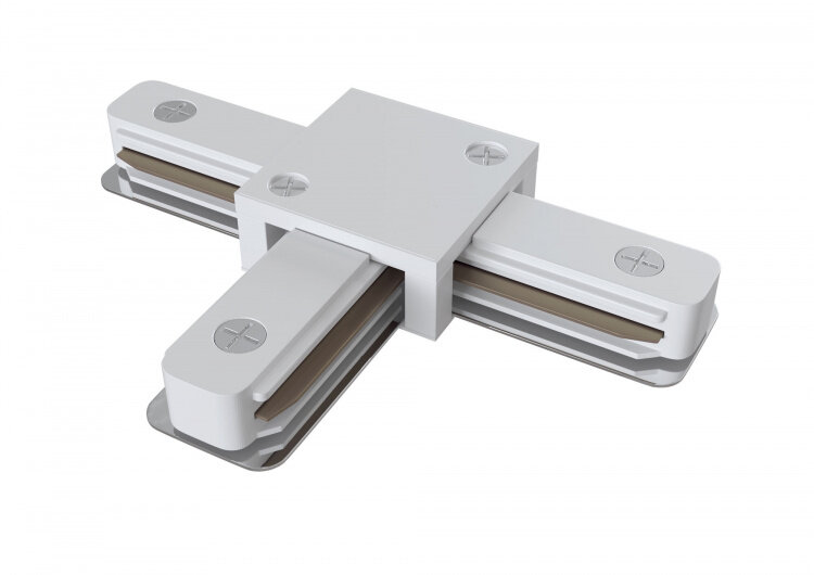 Коннектор Т-образный Maytoni Technical Accessories for tracks TRA001CT-11W Белый, Пластик.