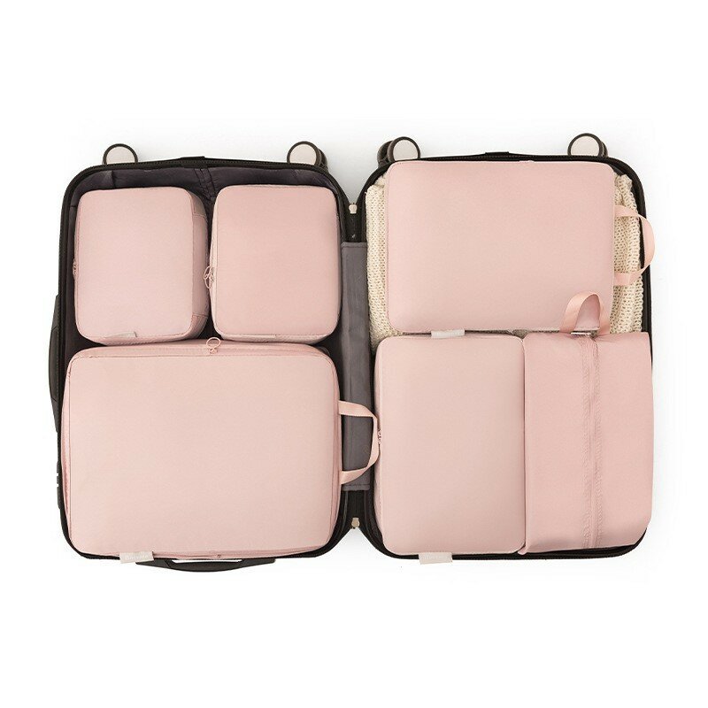 Набор из 6 сумок для хранения Travel Memory Cloth, портативные компрессионные сумки для чемодана, водонепроницаемые органайзеры для хранения одежды