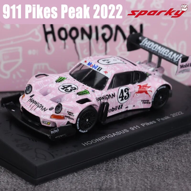 Металлическая модель автомобиля DCM 1/64 Impreza WRX STI #43 TAKARA TOMY Розовый, 911