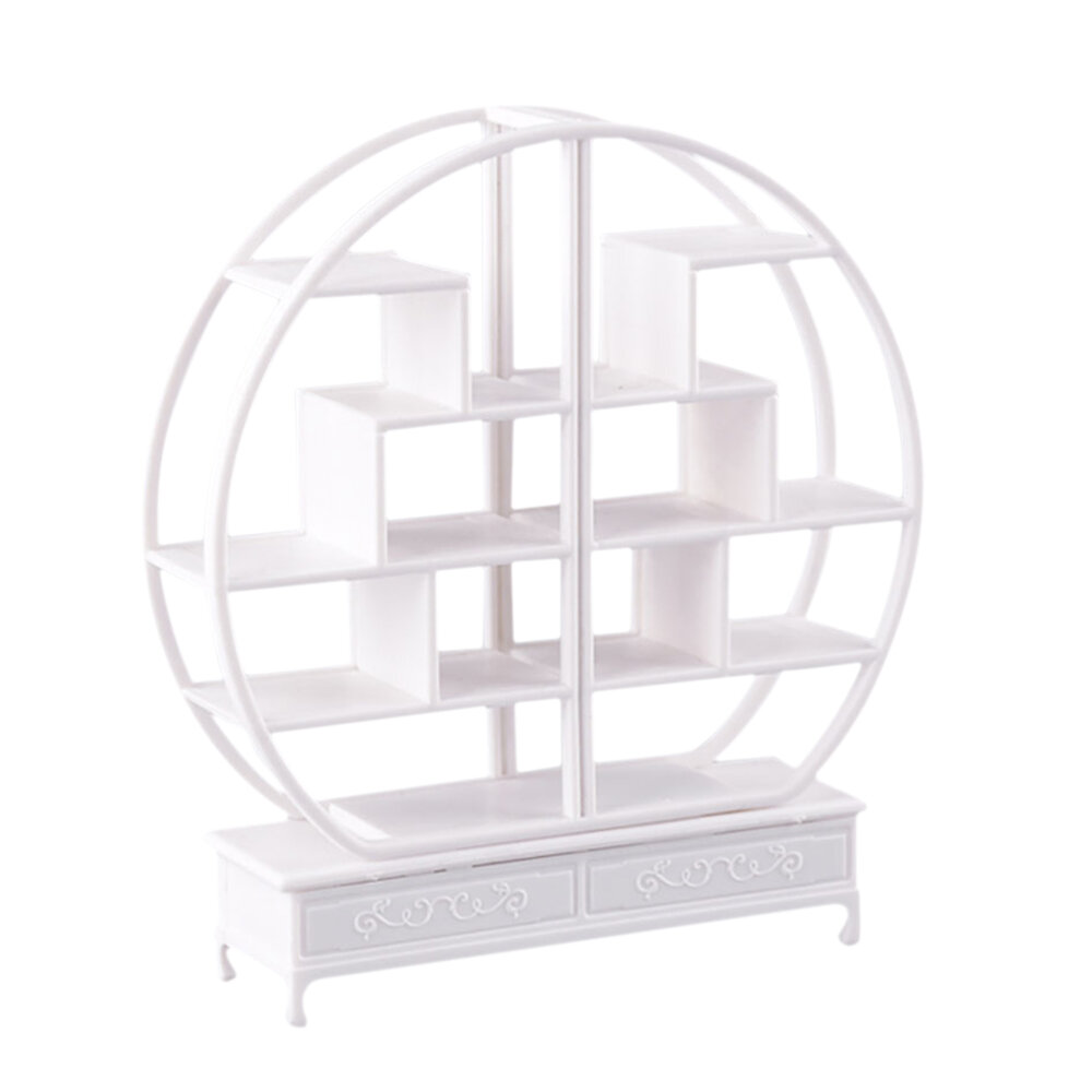 1Pcs Dollhouse Ornament Miniature Model Mini Craft Fairy Furniture Home Decoration Garden Indoor Decor Style 2, Material: ABS, Color: white, scale: 1:20, item size: 90.8 * 99 * 11.6mm, package size: 245 * 135 * 26mm, package weight: 68g