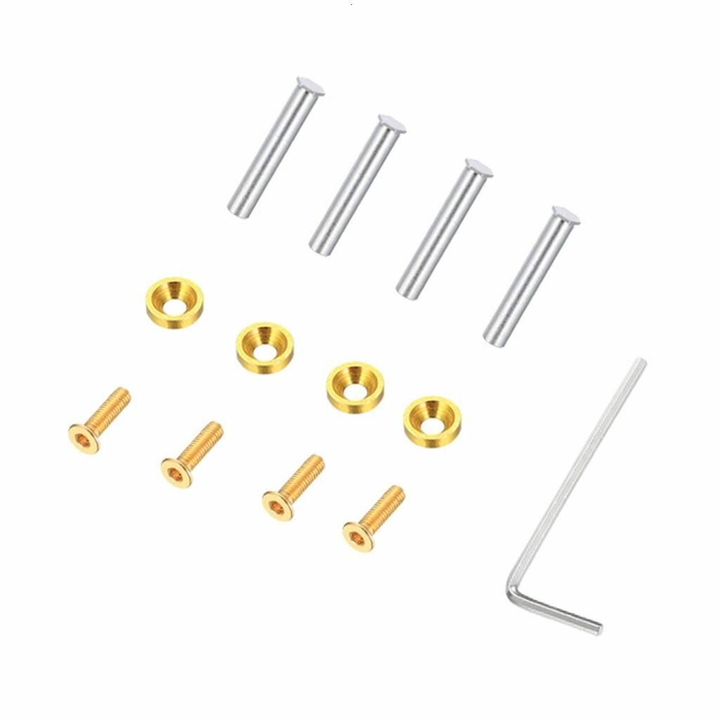 4 шт. Винты для крепления вентилятора ПК, Золото