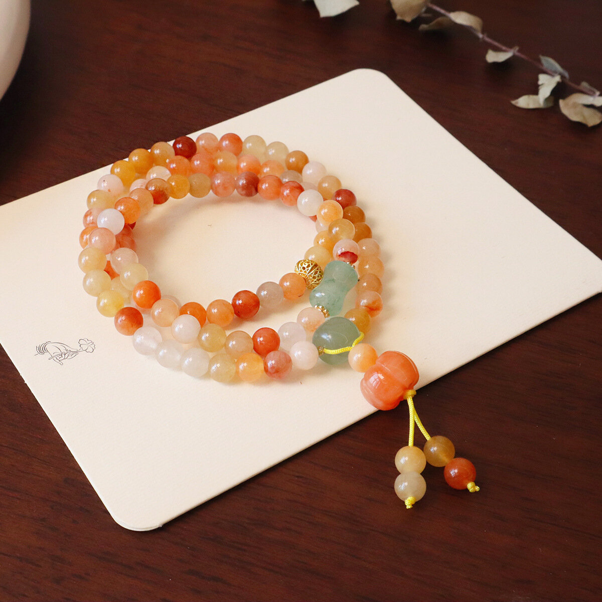 Браслет для гадания, YM Mall из аквамарина с плетением Привлечение свежести