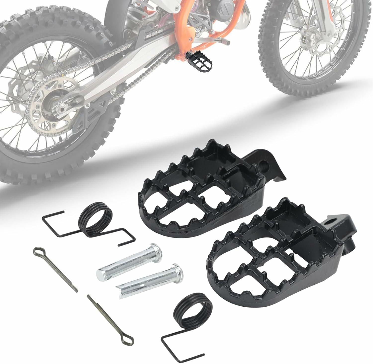 Подножки водителя для питбайка/ мотоцикла