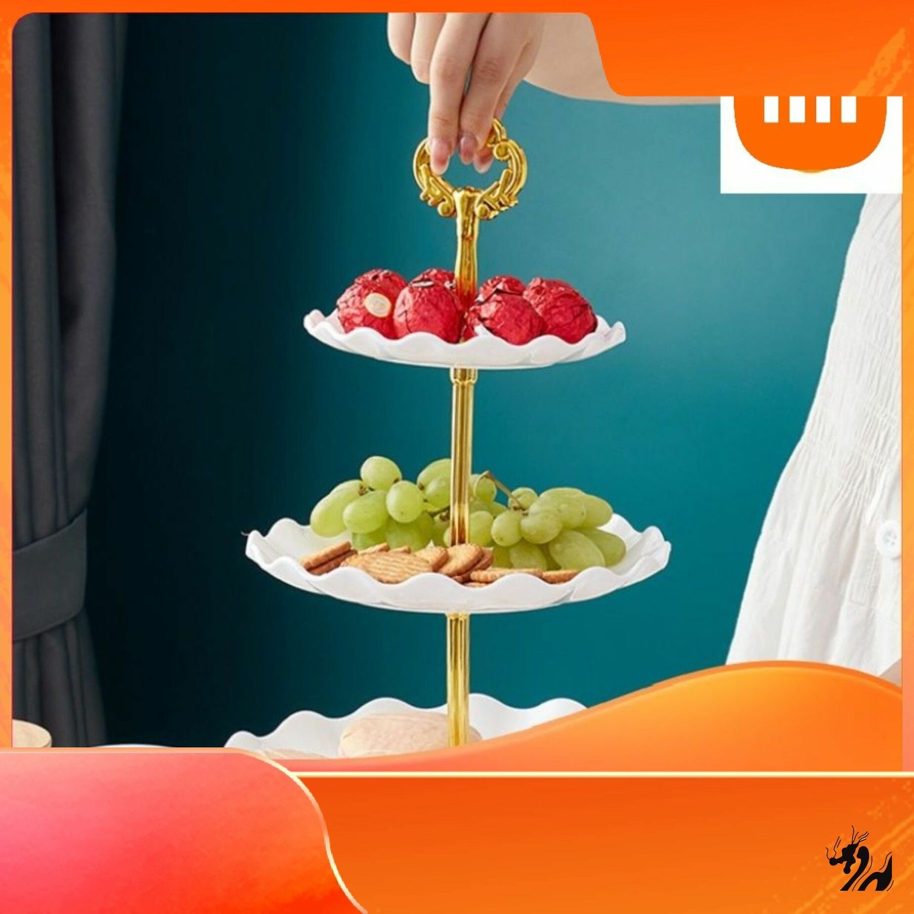 Эксклюзивная фруктовница Лофт 25 см от FINED RIM