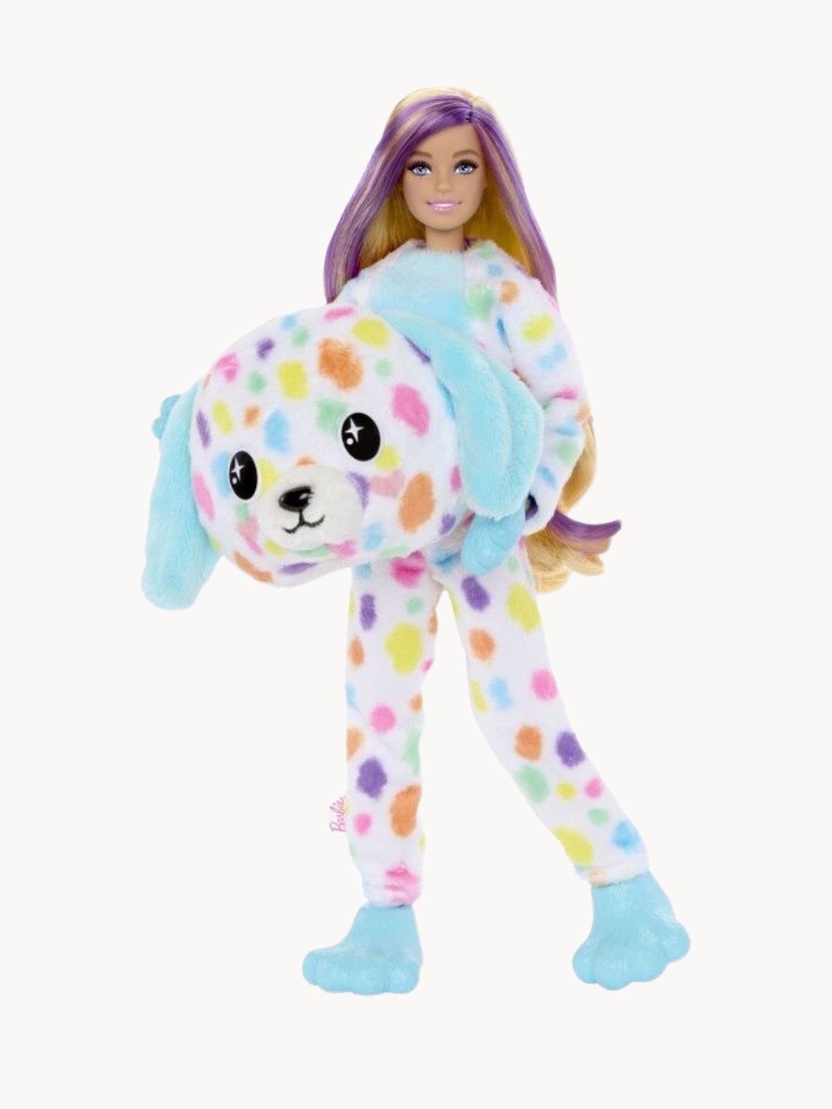 Кукла Mattel Barbie Cutie Reveal Color Dream Series в костюме щенка HRK41 с 10 сюрпризами, 29 см