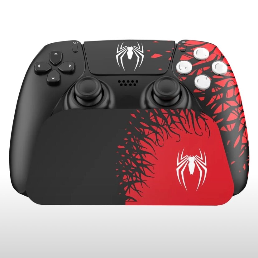 Подставка для геймпада "Человек-паук" Sony Plantation, пластик, красная/черная