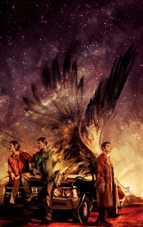 Алмазная Мозаика "сверхъестественное" 40X50 См Алмазная Вышивка / Картина Стразами Подарков / Украшения