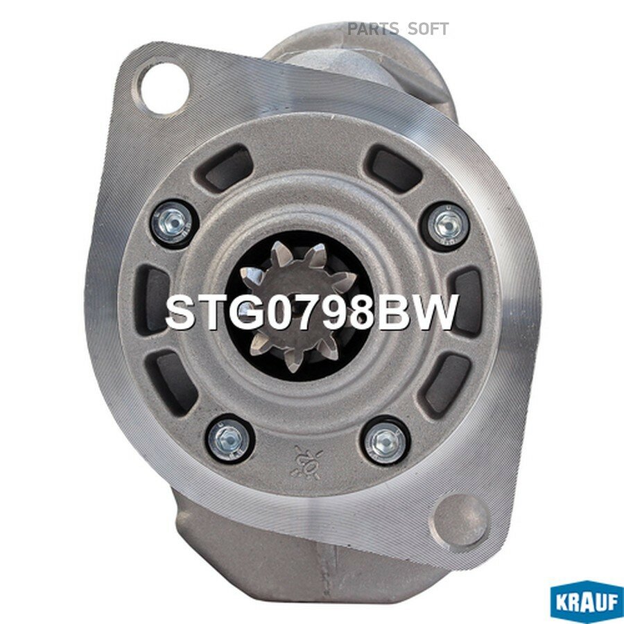 Стартер SKODA FELICIA 1кВт от официального дистрибьютора, KRAUF, артикул STG0798BW