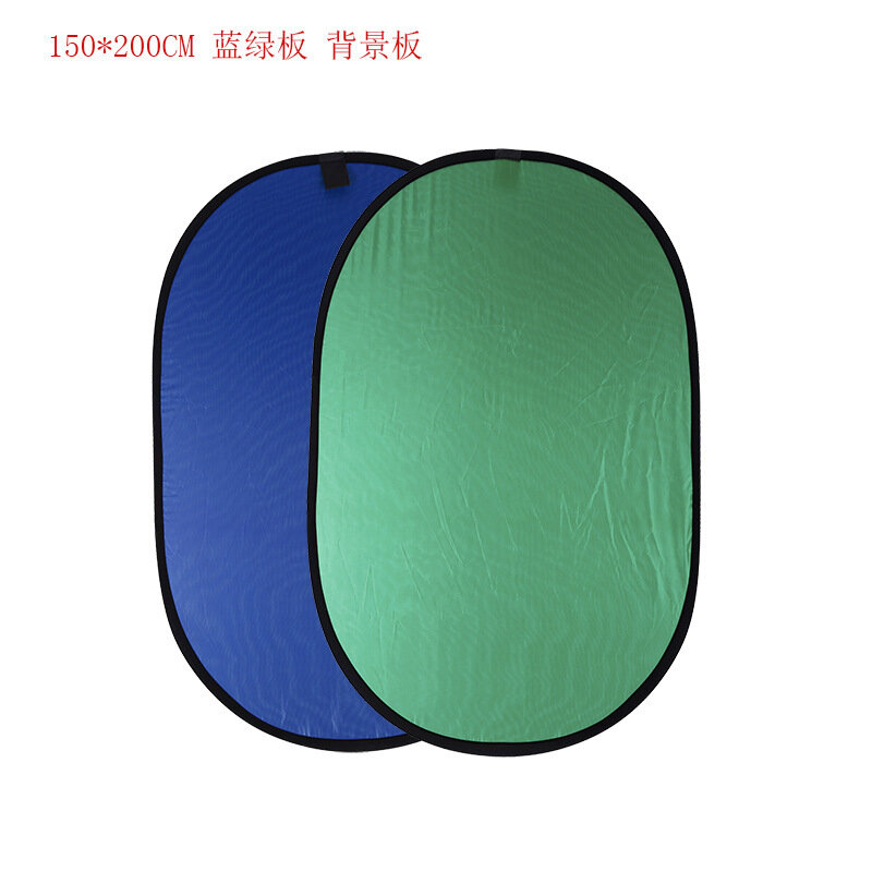 Сине-зеленая полиэстеровая ткань, овальная вырезная доска 100*150 см, фон для фотографии, отражающая доска, доска для камеры, доступны несколько вариантов