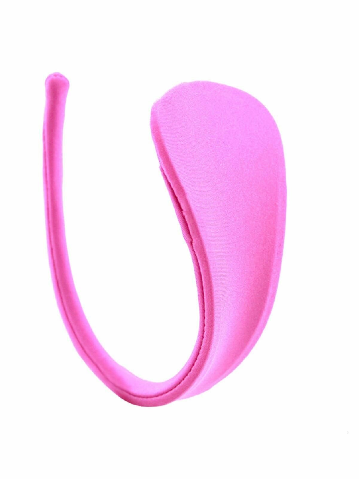 Женские C-образные невидимые трусики однотонные элегантные, кусочек красного