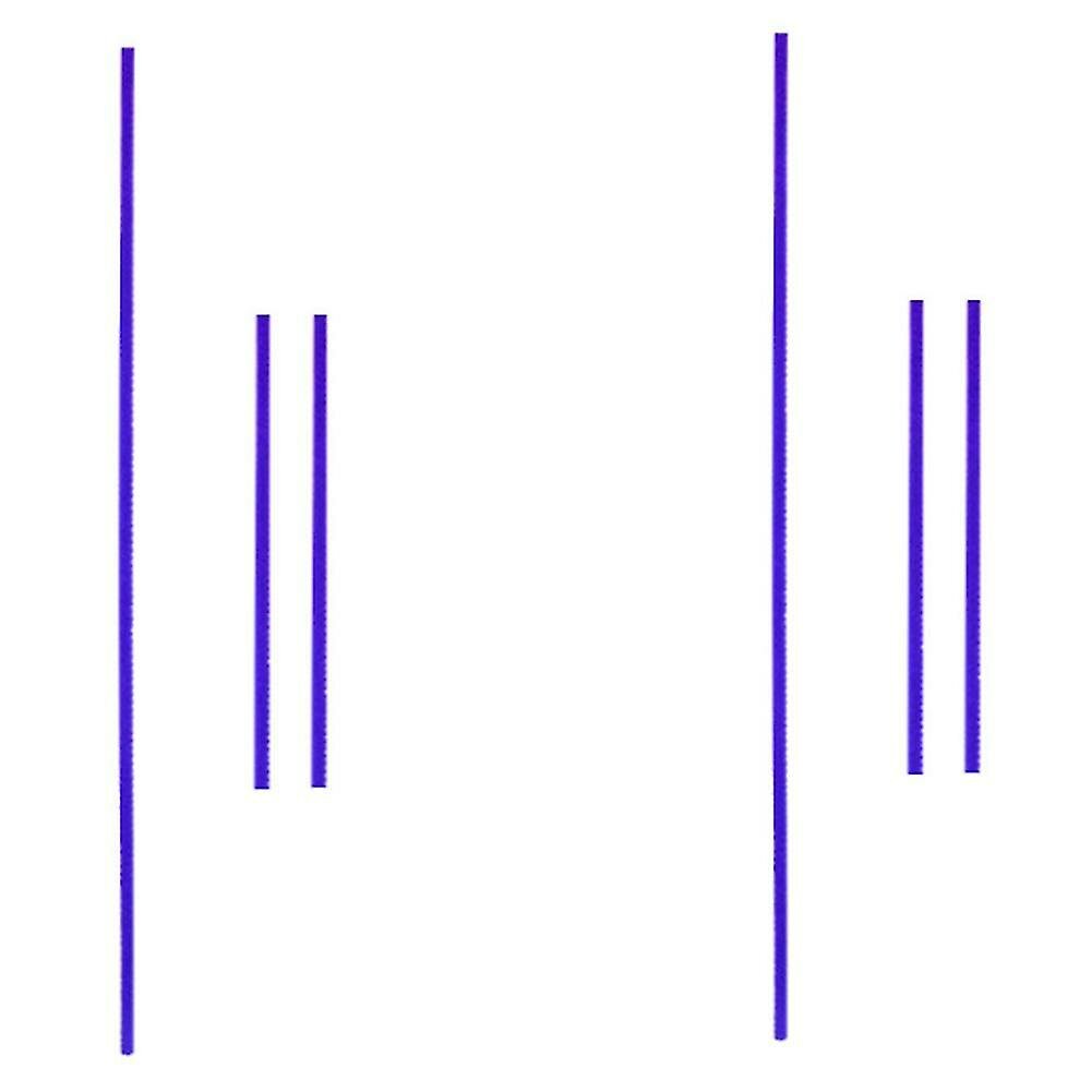 6 штук Набор Плащеток для Пылесоса V7 V8 V10 V11, Мягкий Плюшевой Стрип, Синяя Цвет, Материал: Мягкий Плюш, В комплект входят 2 Длинные Плащетки и 4 Короткие Плащетки