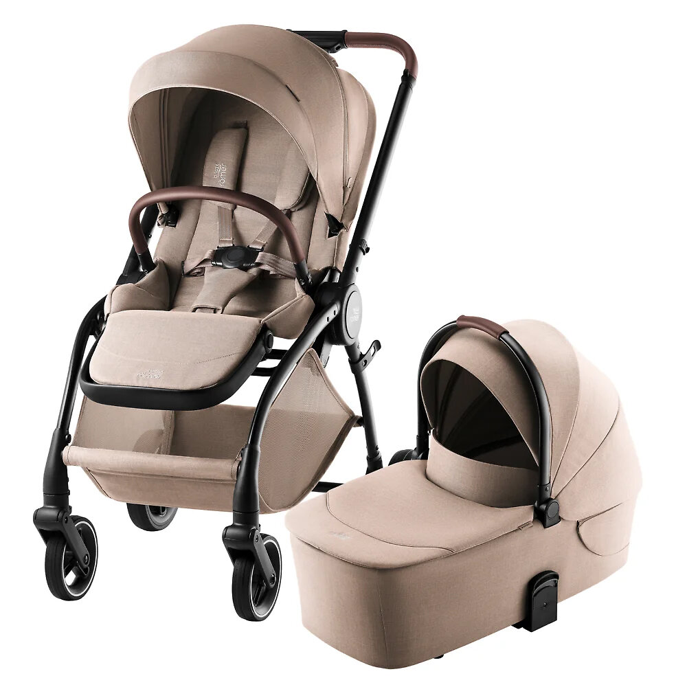 Детская коляска 2в1 Britax Römer Rio, цвет Teak / Style (Песочный), артикул производителя 2000041613 / 2000041623
