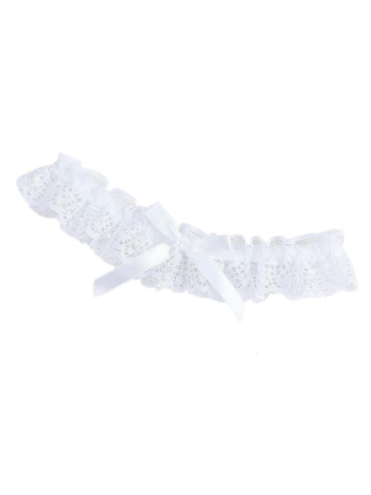 Свадебные гетры для невесты, Белый