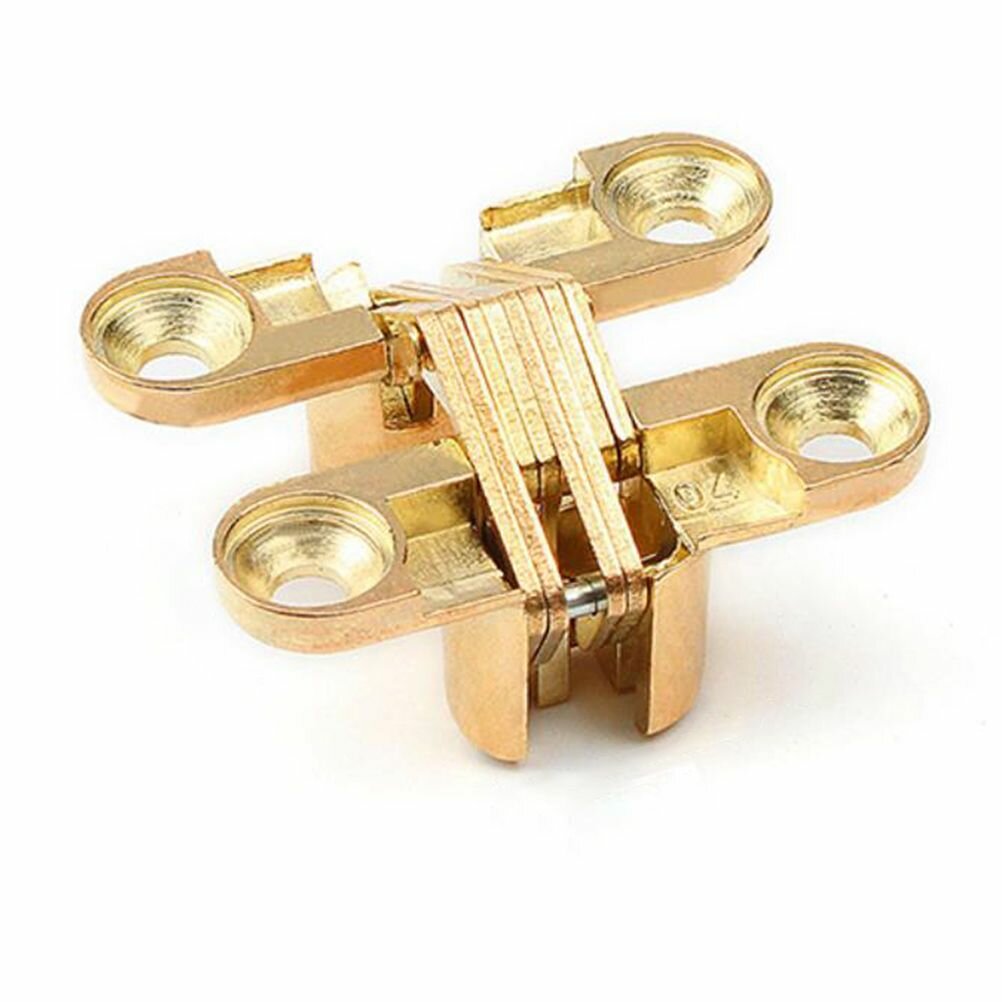 4 Штуки Складывающихся Невидимых Петлевых Петель Из Цинкового Сплава Для Полки