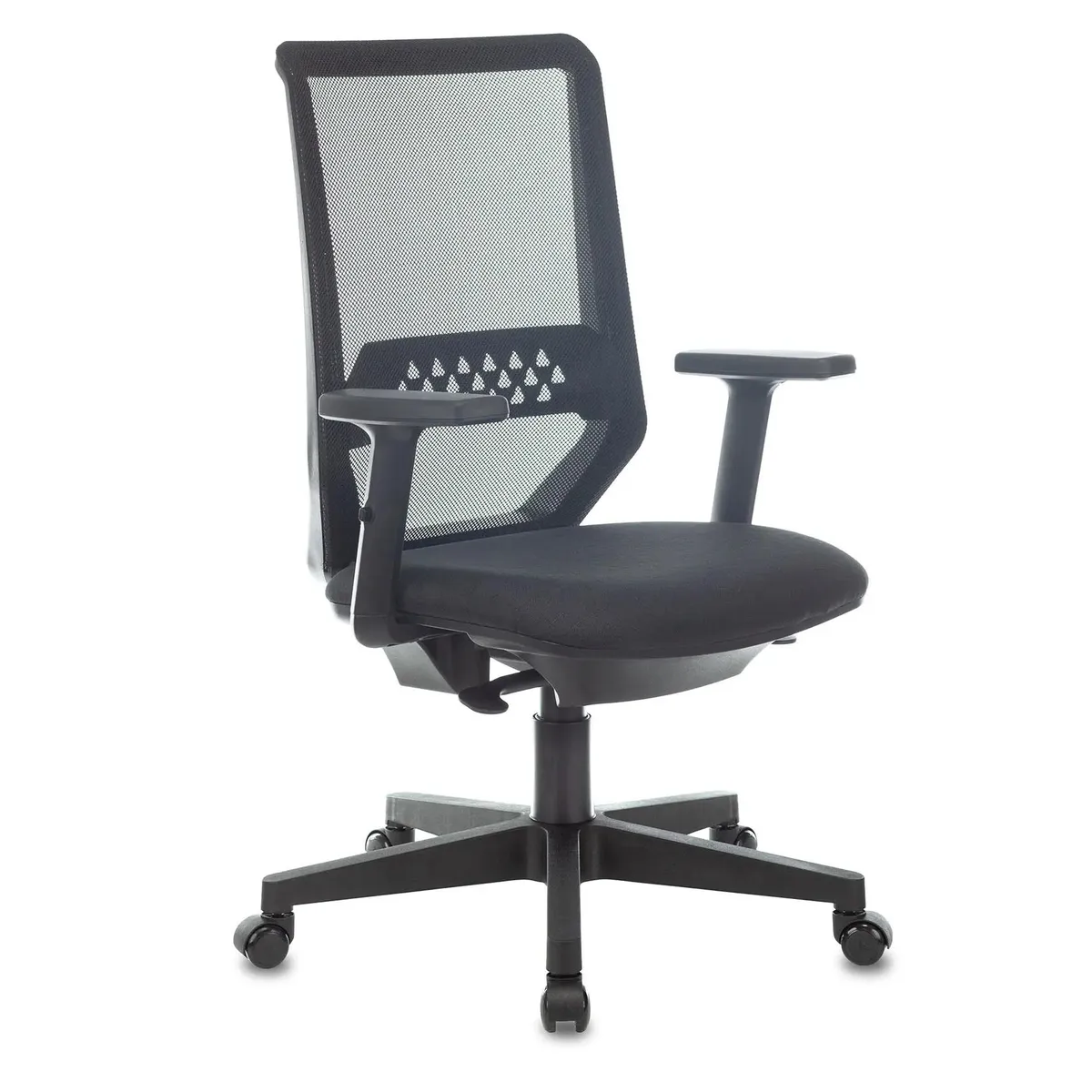 Кресло офисное Бюрократ MC-611N (MC-611N/B/418B), сетка/ткань, черный