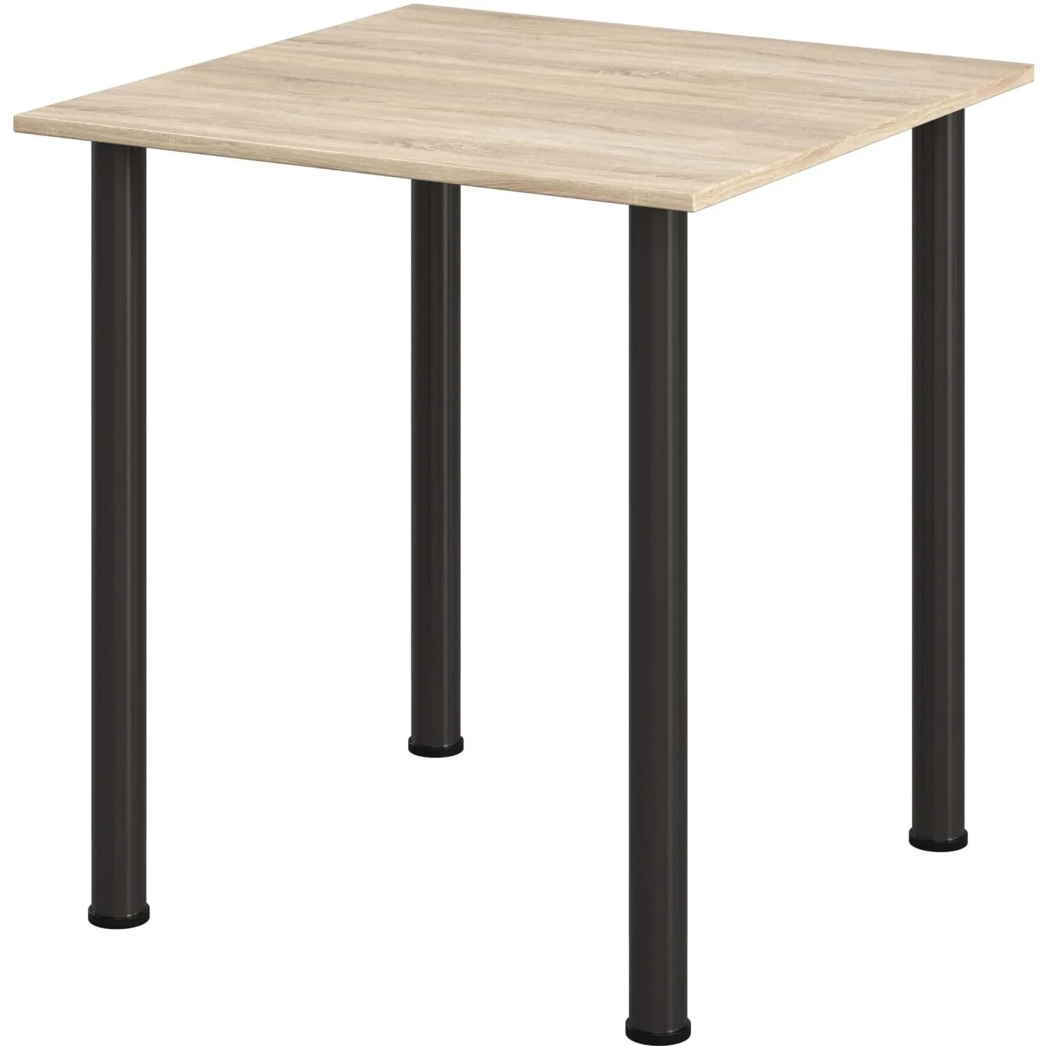 Стол обеденный Комус МДС 70х70 д. сонома/черный