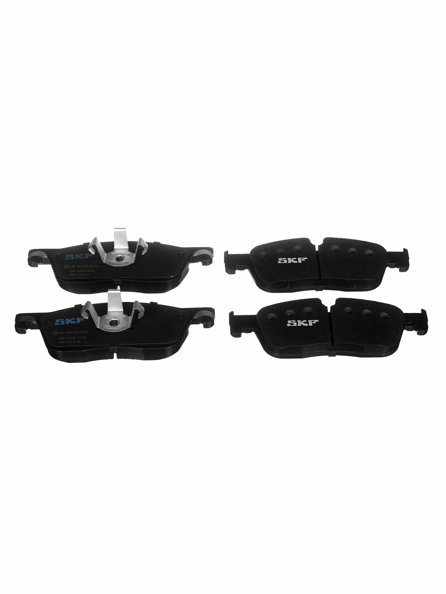 Колодки тормозные дисковые передние SKF (VKBP 80290)