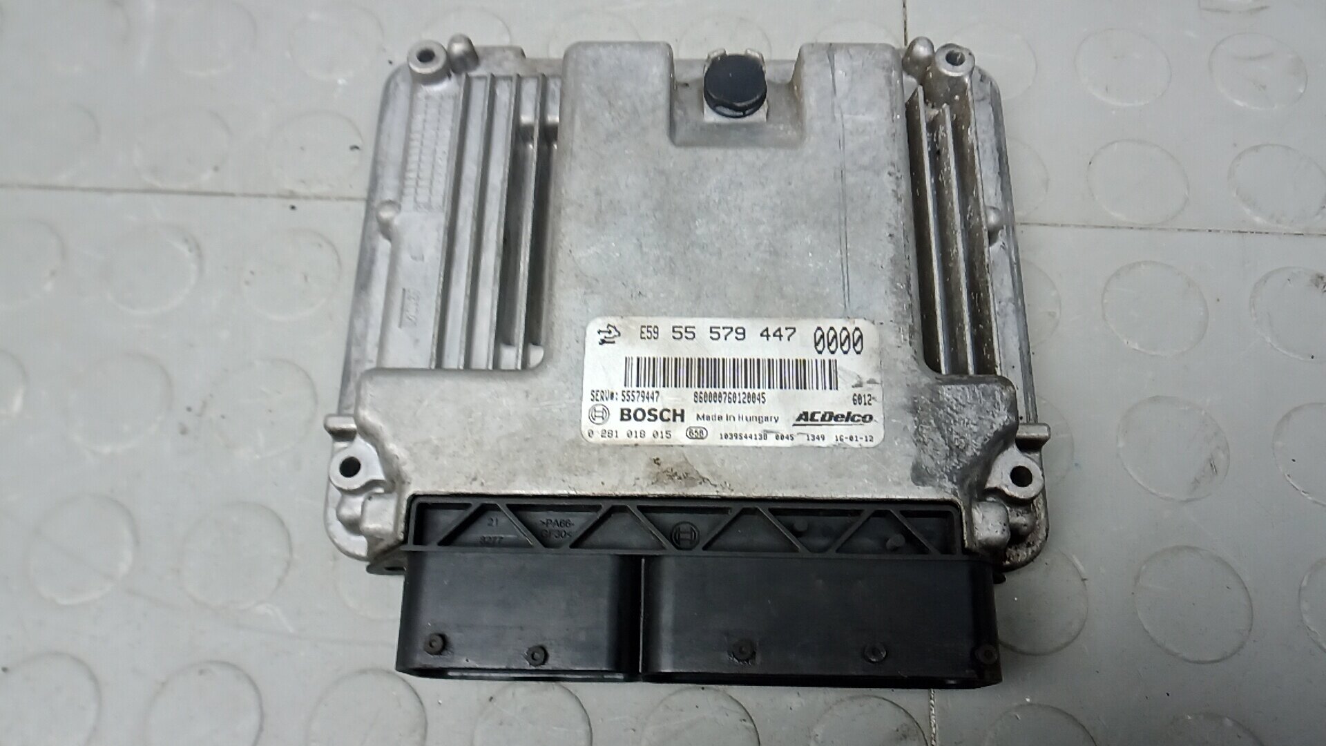 Блок управления двс OPEL ZAFIRA C, Номер 55579447, 0281018015