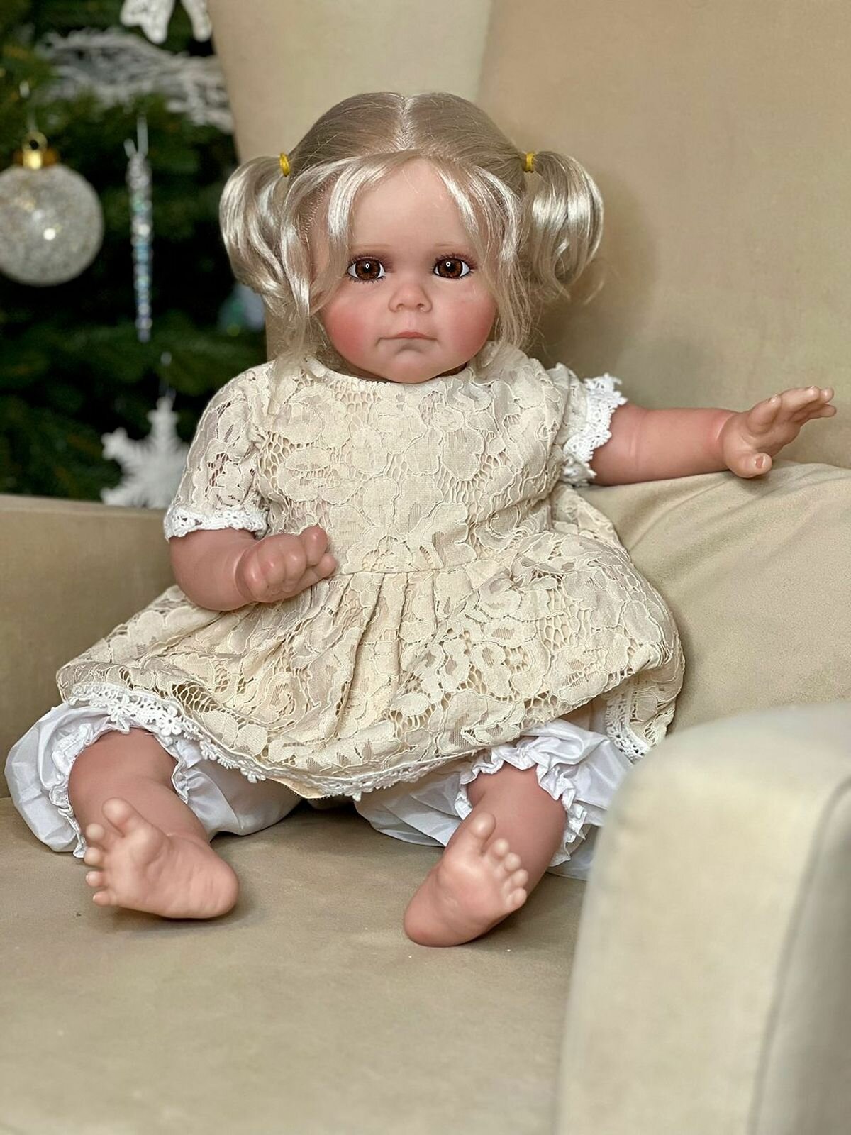 Кукла Реборн мягконабивная 60 см