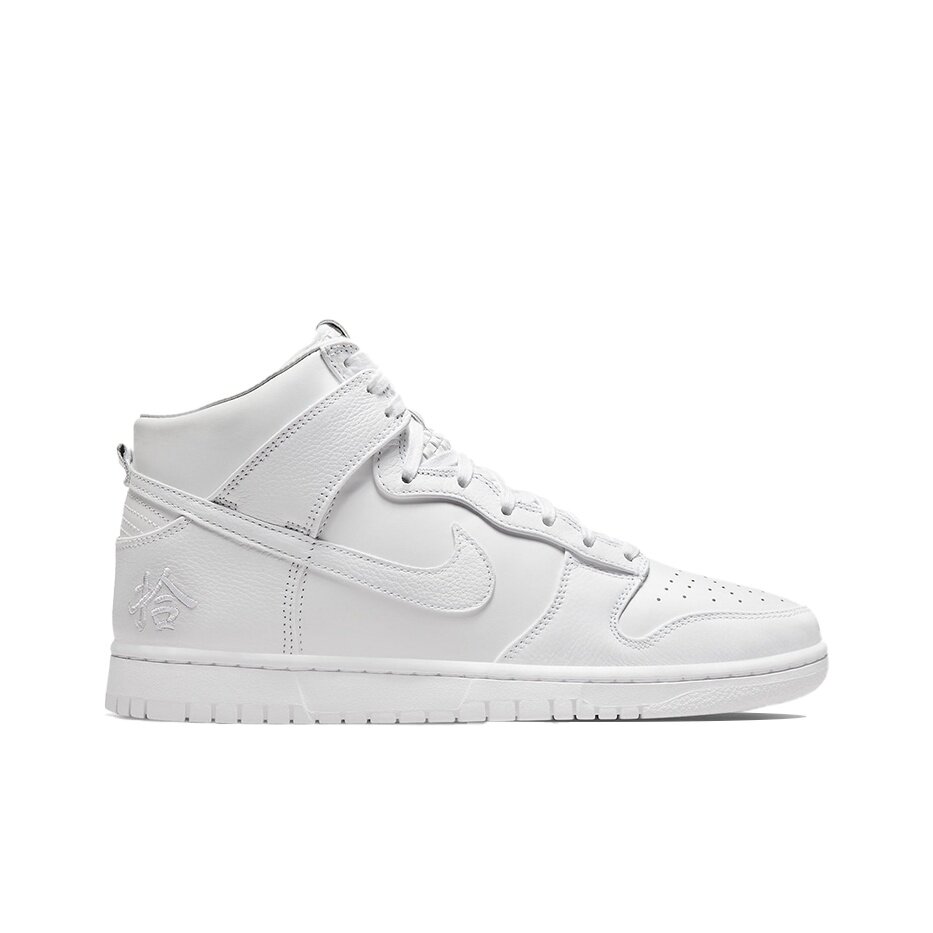 Кроссовки NIKE Dunk High, размер EU 36.5 стопа (23.5CM), white — фото 1