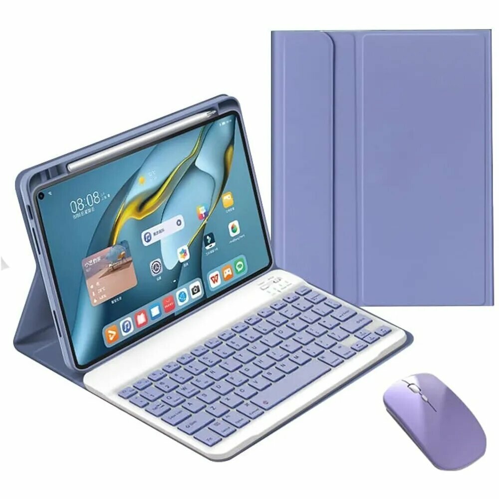 Чехол-клавиатура Huawei Matepad SE 11 2024 (AGS6-W00/W09/L09) с русской клавиатурой и мышью