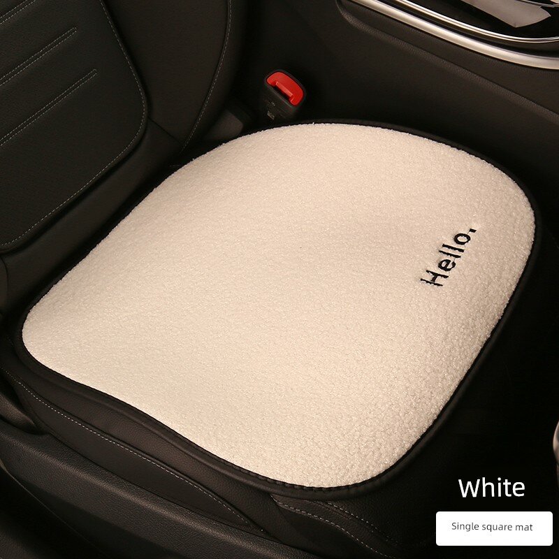 Зимняя плюшевая накидка на автомобильное сиденье, комплект из одного или трех предметов, женская накидка на