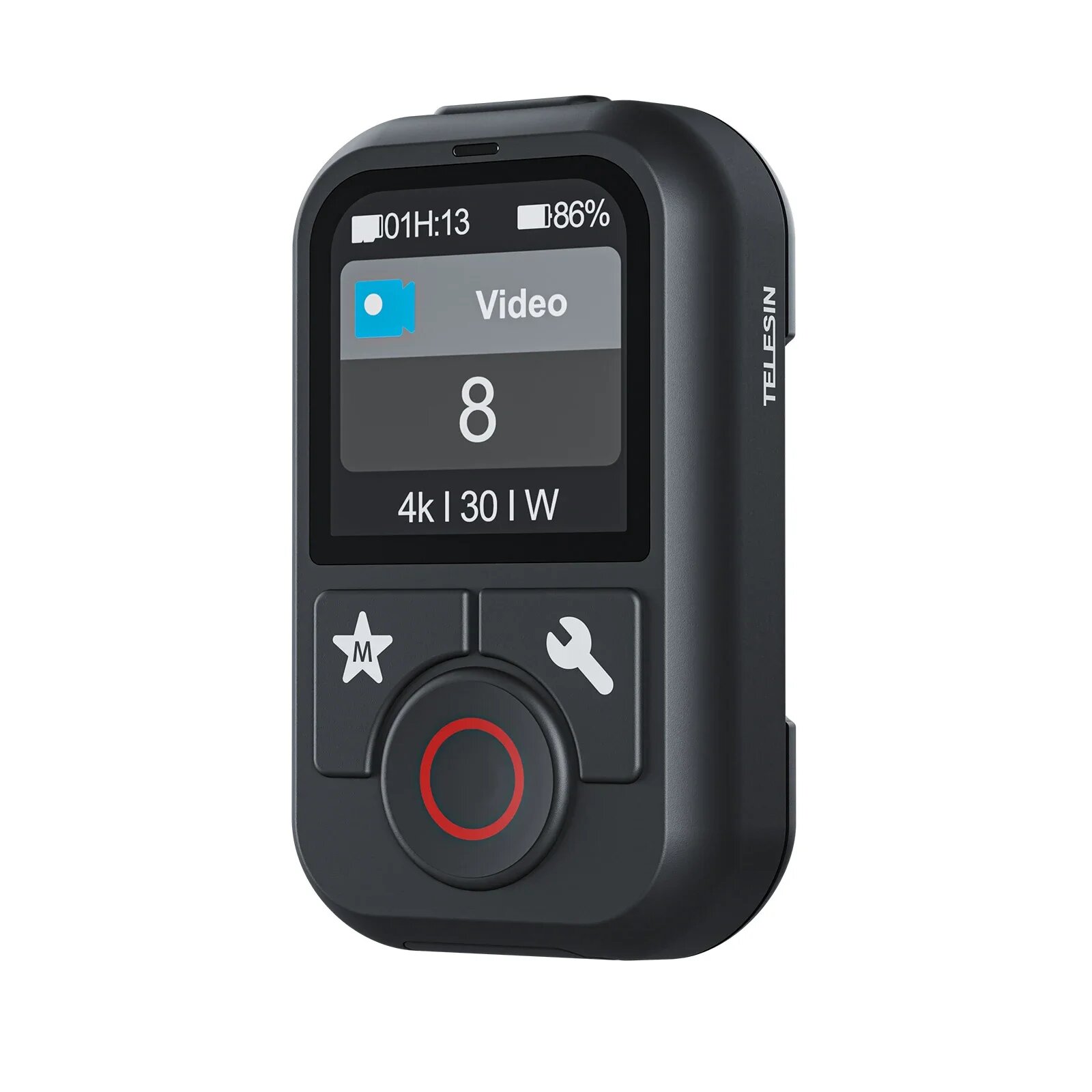 TELESIN камера Bluetooth пульт дистанционного управления для GoPro Hero 13 12 11 10 9 8 Max с ремешком на запястье для GoPro аксессуары для экшн-камеры