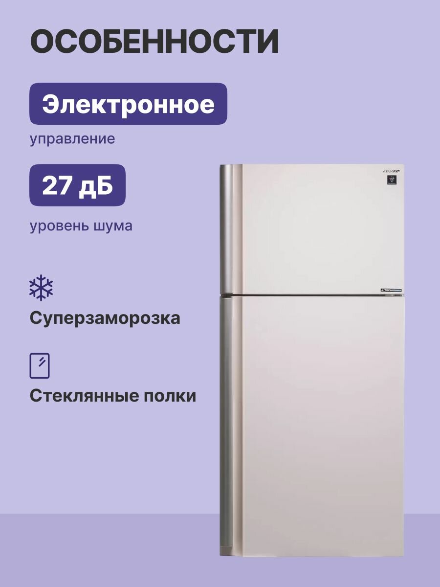 Холодильник SHARP SJXE55PMBE — фото 1