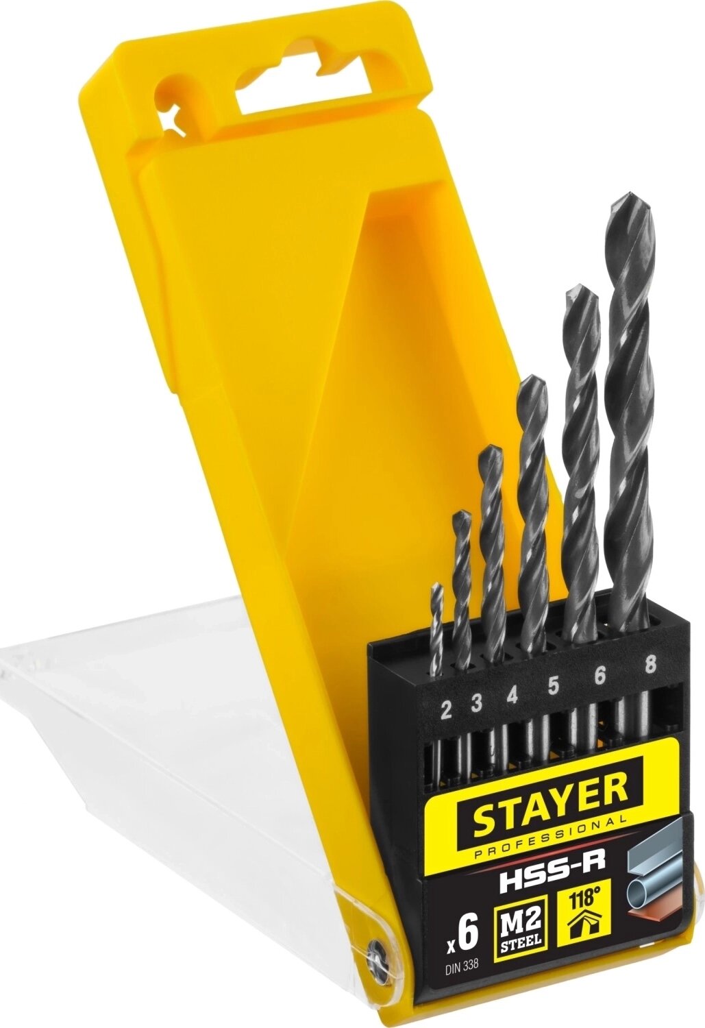 Набор сверл по металлу Professional STAYER 29602-H6_z01