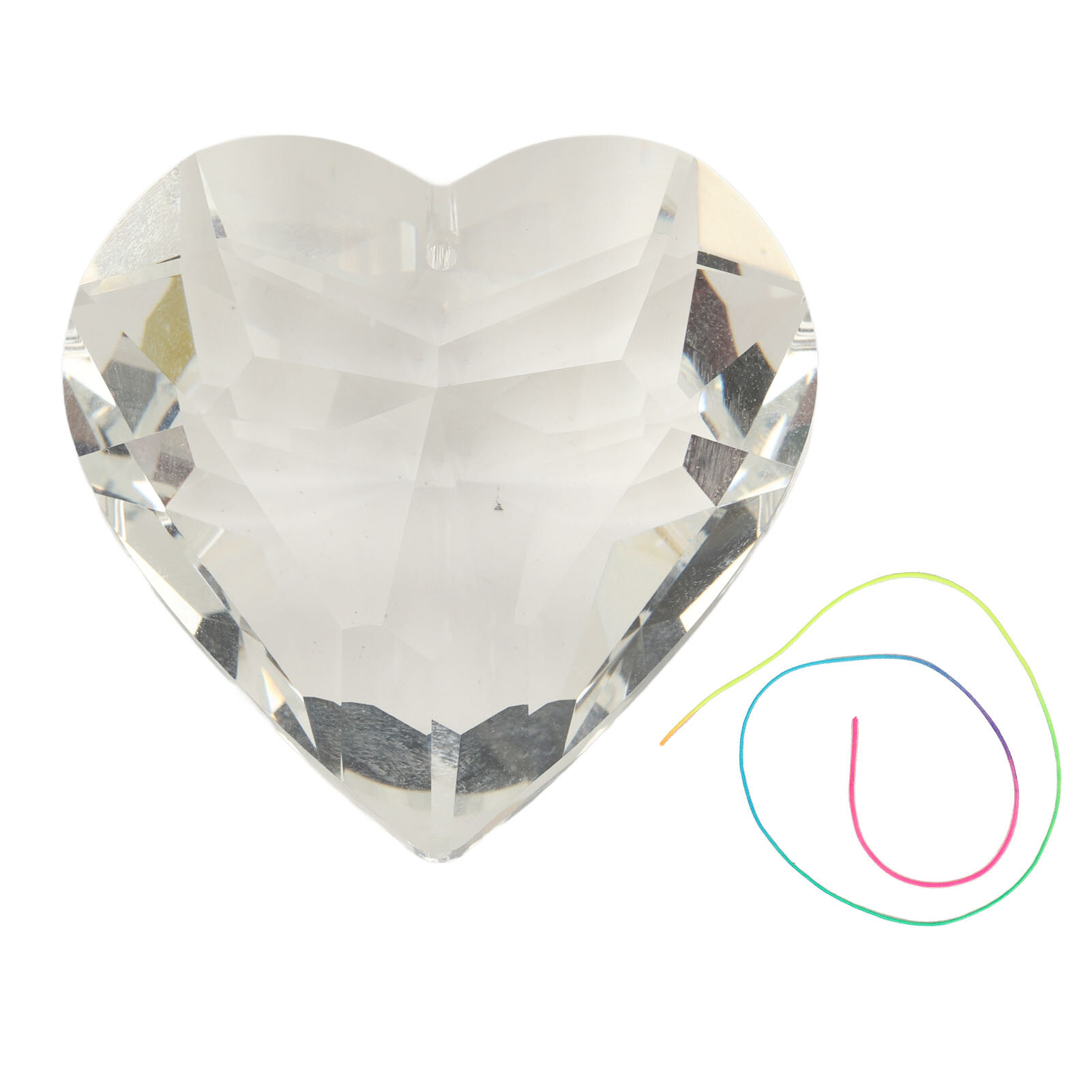 Сердце призма украшения изысканная полированная поверхность висят сердца солнечный категорий