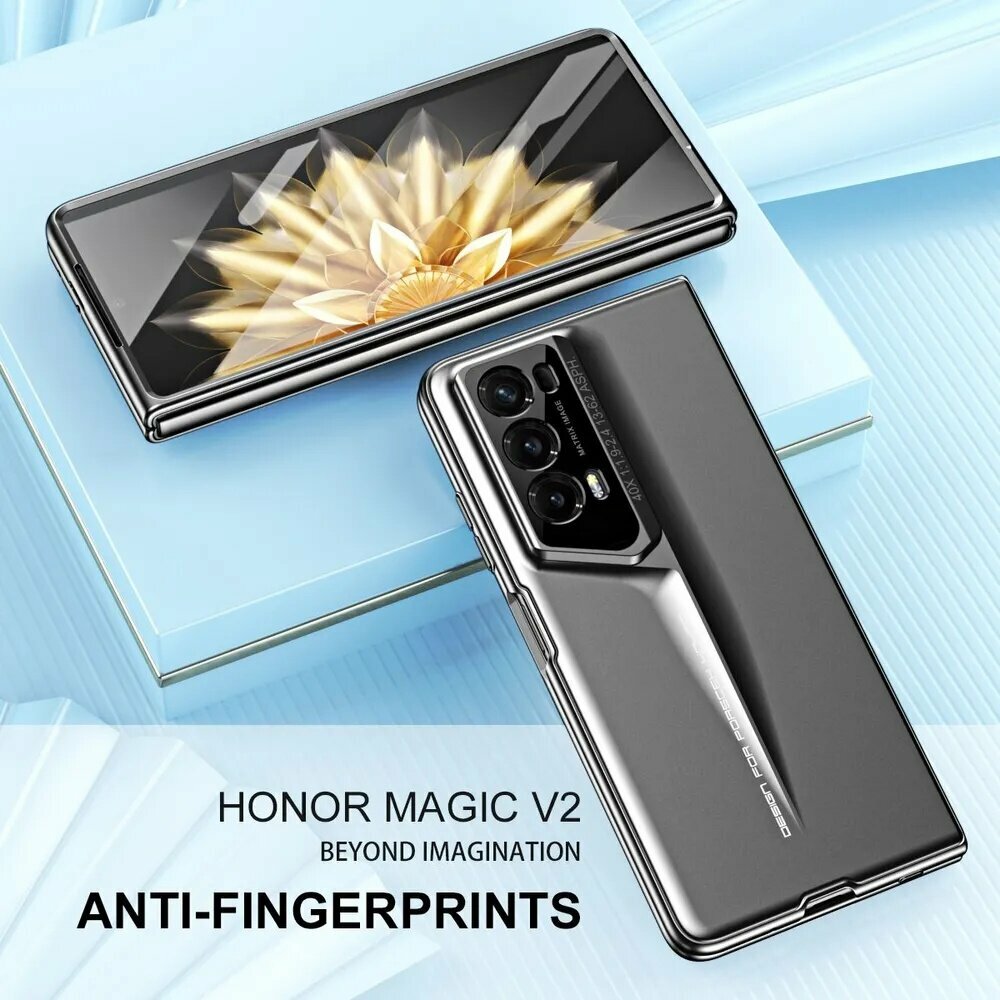 Подходит для Honor Magic V2, чехол для телефона/Хонор Magic V2/Складной чехол для мобильного телефона "все включено"С защитной пленкой, Magic V2