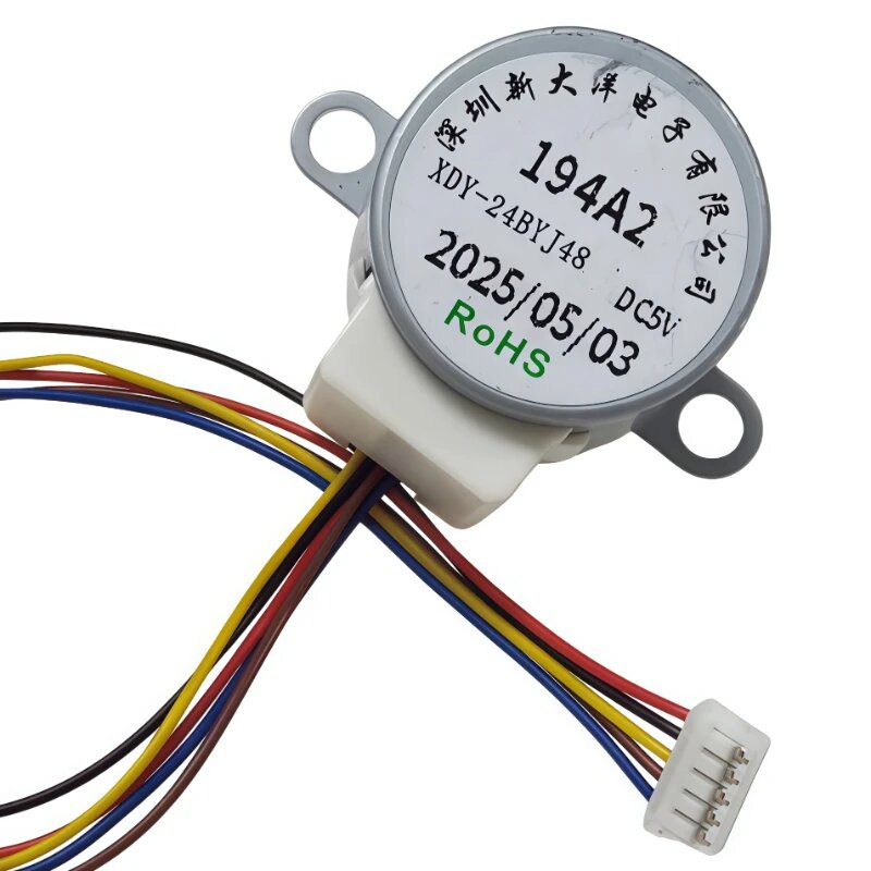 1 шт. Низкоэнергетический 4-фазный 5-проводной шаговый двигатель постоянного тока из чистой меди 5В 24BYJ48, редукторный двигатель для вентиляторов и инструментов