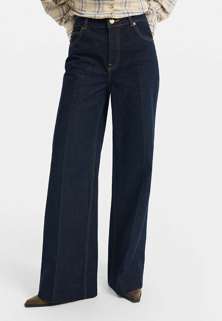 Джинсы клеш 