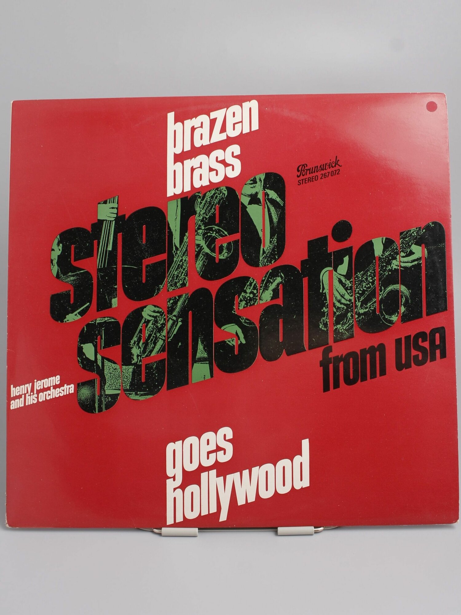 Виниловая Пластинка Henry Jerome And His Orchestra Brazen Brass Goes Hollywood, 1964 г. Германия