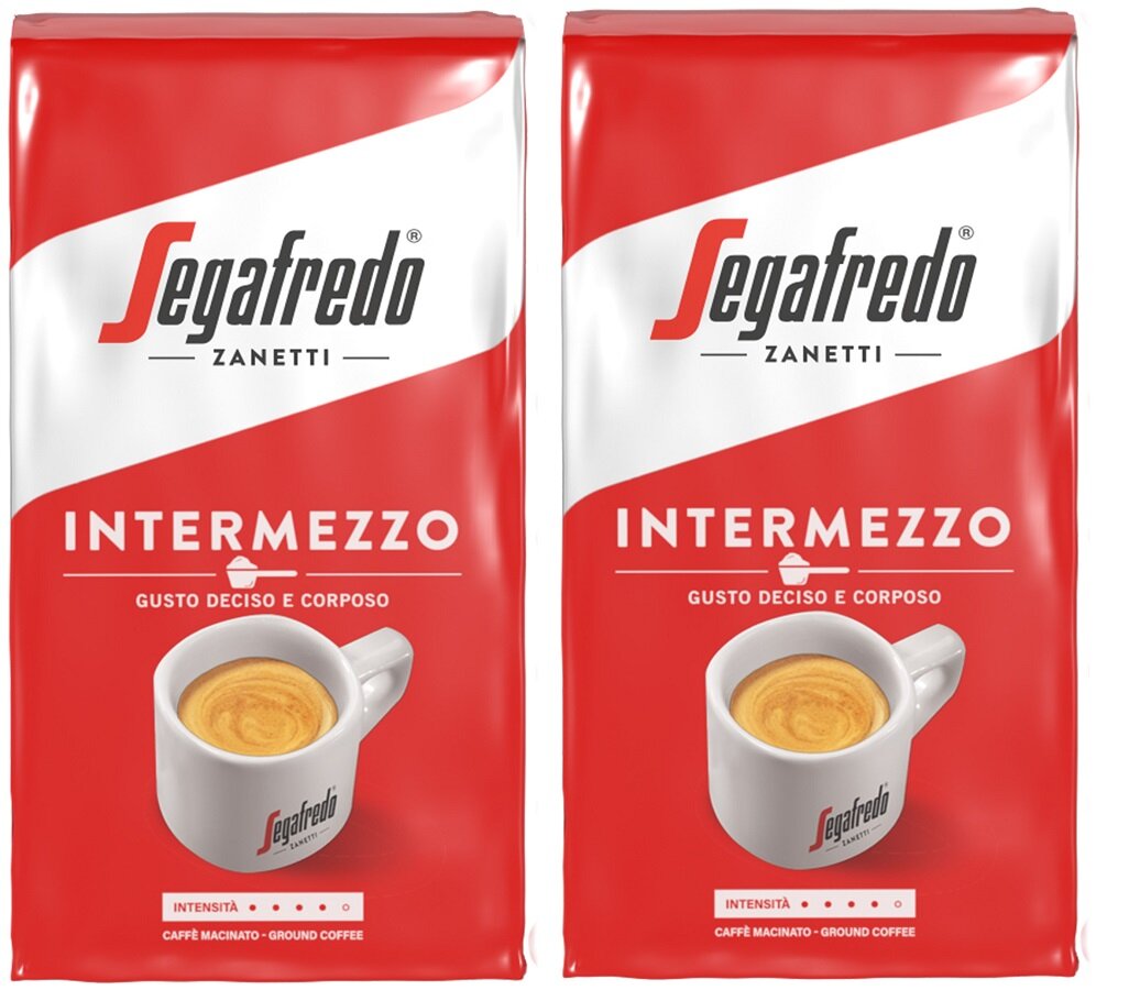 Segafredo Intermezzo 250г кофе молотый (2 штуки) (34431)