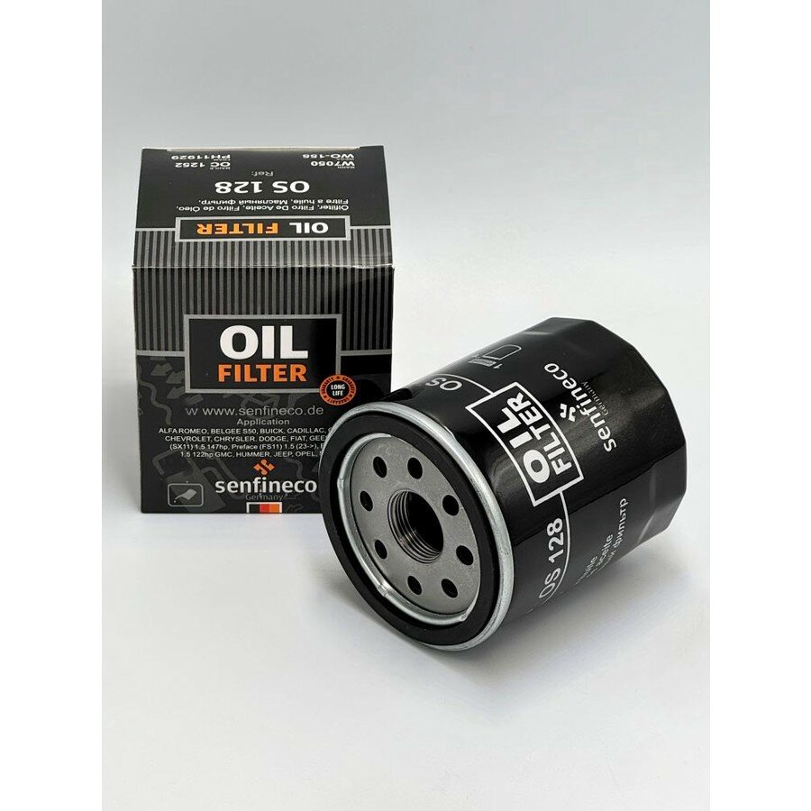 SENFINECO OS128 Фильтр масляный ALFA ROMEO BELGEE S50 BUICK CADILLAC CHANGAN CHEVROLET CHRYSLER DODGE FIAT