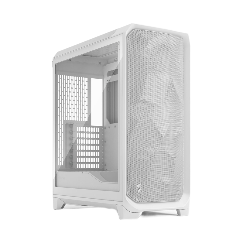 Корпус ПК без блока Case Fractal Design Meshify 3 TG Clear Tint, Midi-Tower, 3x140mm, 2xUSB-A 3.2 + 1xUSB 3.2 Type-C E-ATX, ATX, mATX, mITX, White, FD-C-MES3A-04