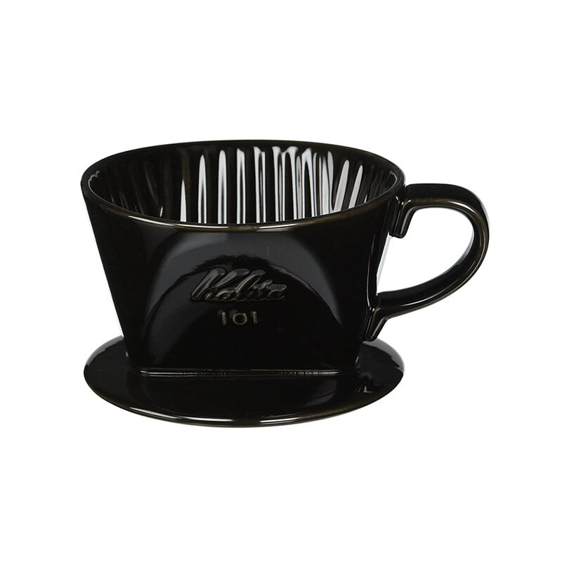 Японская керамическая фильтровальная чашка KALITA для ручного заваривания, веерообразная, 101/102, трехотверстная чашка для капельного кофе