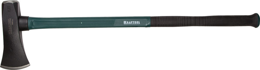 Kraftool Колун KRAFTOOL тяжелый, с эргономичной двухкомпонентной фиберглассовой рукояткой, ударным обухом, длина 900мм, 3,6кг 20657-36