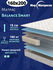 Матрас Balance Smart 160х200, ортопедический, анатомический, зависимые пружины, ...