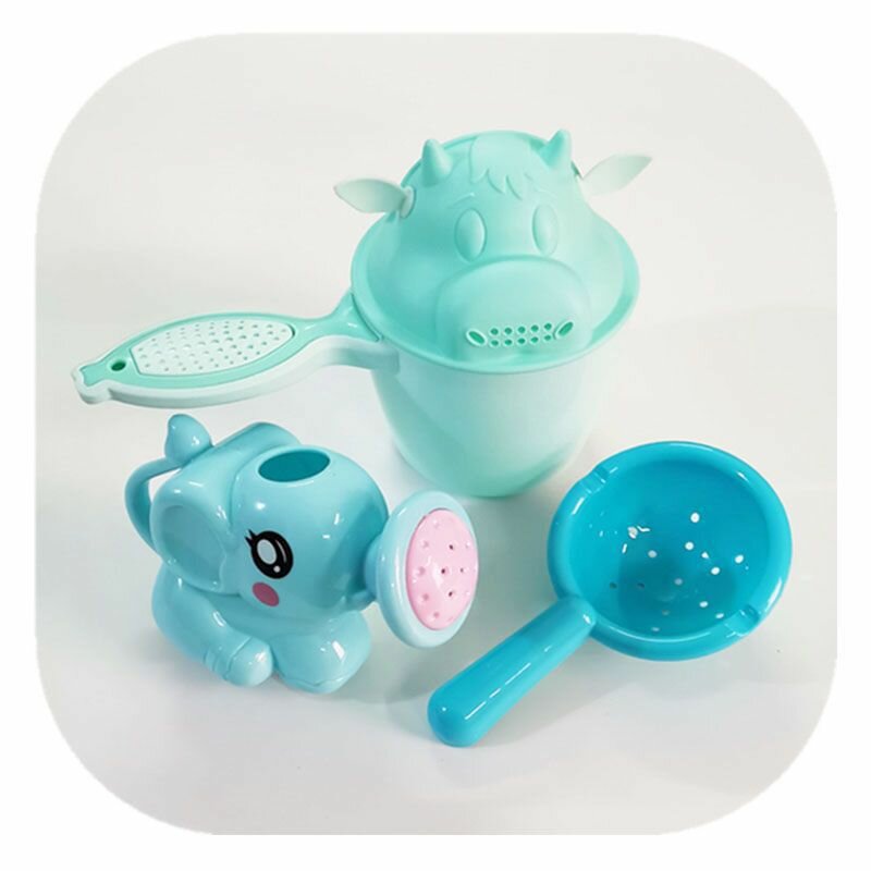 Детские игрушки для ванны для мальчиков и девочек, водные игры, душ, бутылка для воды, ложка, набор для ванны для младенцев