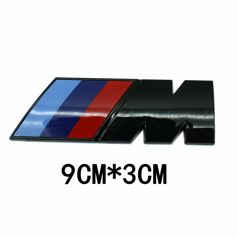 Шильдик на багажник для BMW М standard, 9 см * 3 см, чёрный