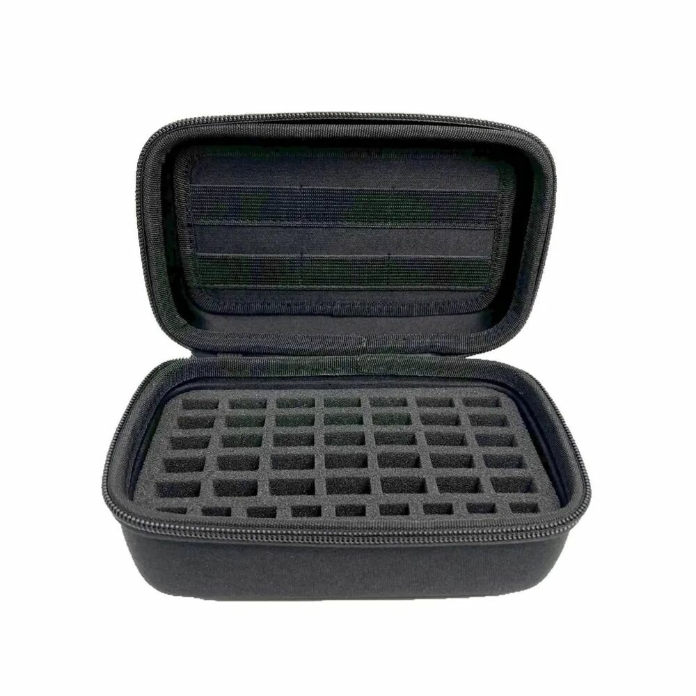 Эффективный чехол для цифровых аксессуаров, безопасный чехол для хранения из нейлона, вмещает 44 USB-накопителя и 6 карт, дизайн для путешествий