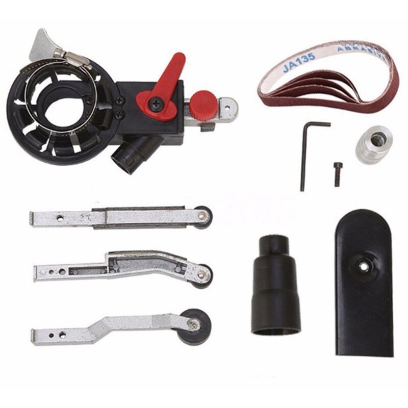 Аккумуляторная Ленточная Шлифовальная Машина Электрическая Пилка со Шлифовальными Лентами с Регулируемой 6 Скоростями Ленточная Пилка для Полировки Дерева и металла