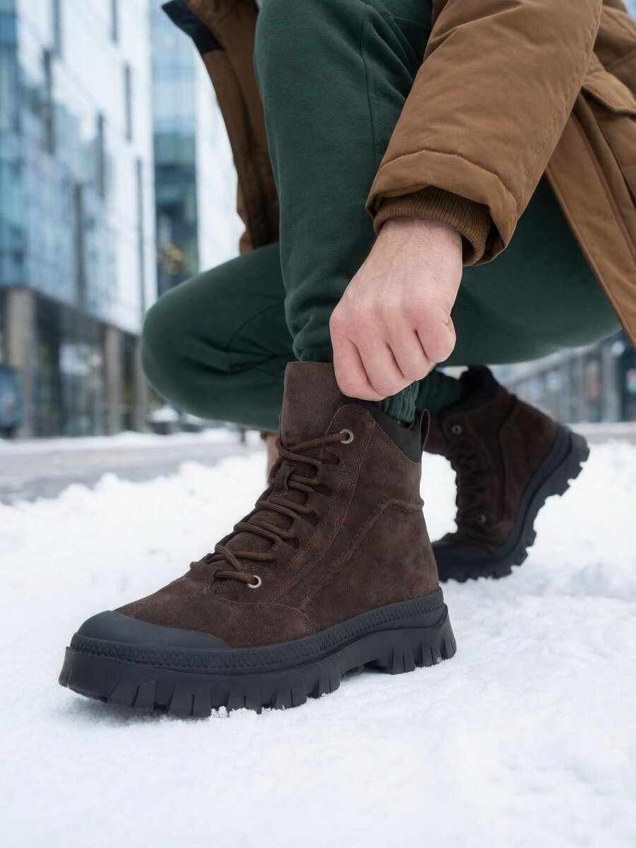 Ботинки берцы новинка утепленные мужские треккинговые 2026