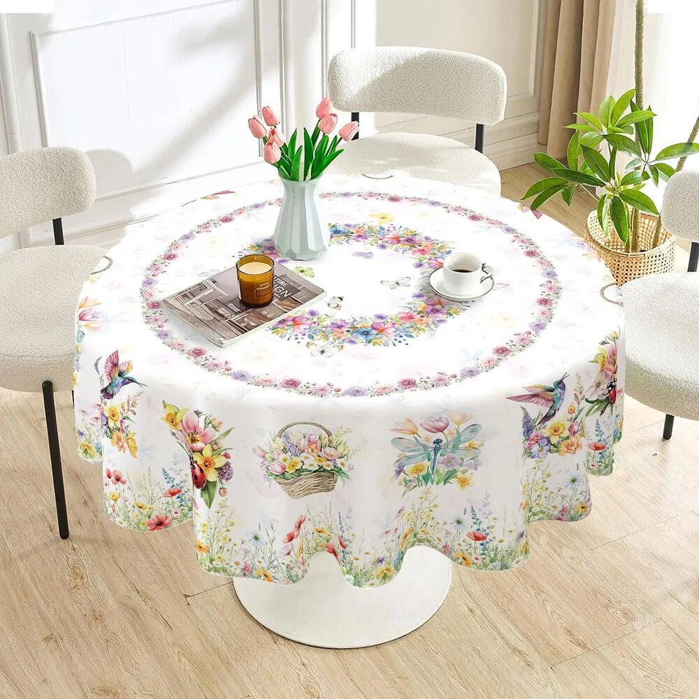 Скатерть Полиэфирное волокно 150x150см
