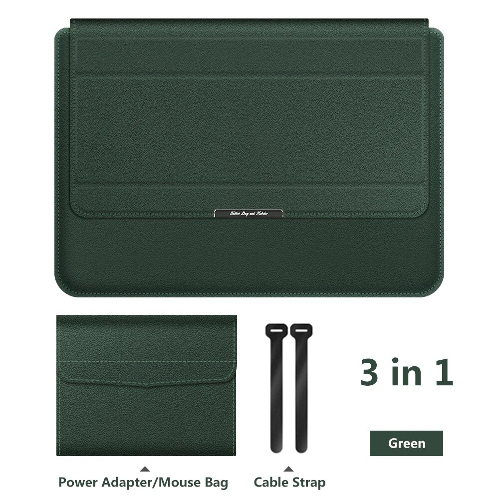 Чехол для ноутбука Huawei Matebook, Honor MagicBook for Mate book X Pro, Green