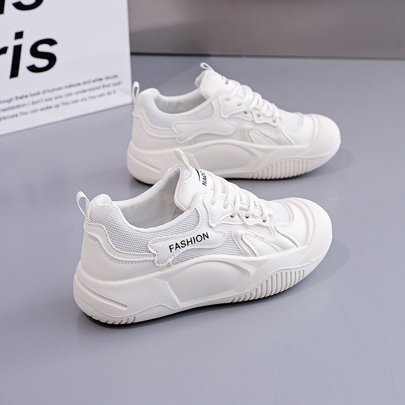 ВесКеды ИзнСтой AIS Ботинки Женщины Зима Новый стиль Флис Толстая подошва Универсальный Высокий верх K2906/Beige